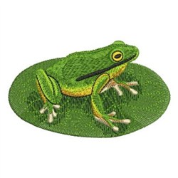Frog Embroidery Design | EmbroideryDesigns.com