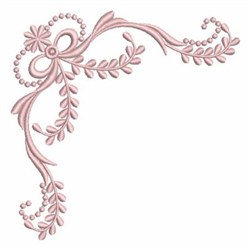 Heirloom Corner Embroidery Design | EmbroideryDesigns.com