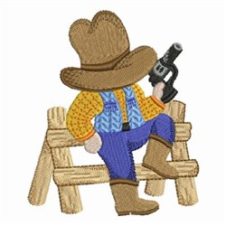Cowboy Embroidery Design | EmbroideryDesigns.com