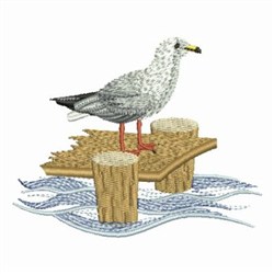 Seagull Embroidery Design | EmbroideryDesigns.com