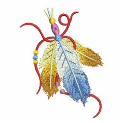 Indian Feathers Embroidery Design | EmbroideryDesigns.com