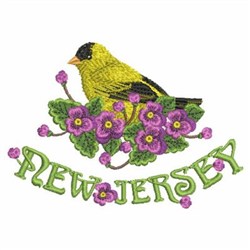 New Jersey State Bird Embroidery Design | EmbroideryDesigns.com