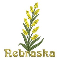 Nebraska State Flower Embroidery Design | EmbroideryDesigns.com