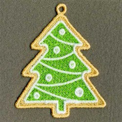 FSL Tree Ornament Embroidery Design | EmbroideryDesigns.com