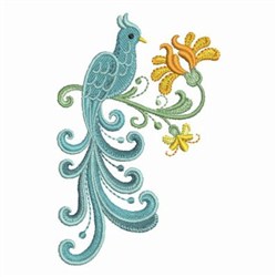 Rosemaling Birds Embroidery Design | EmbroideryDesigns.com