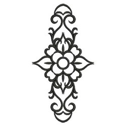 Scroll Design Embroidery Design | EmbroideryDesigns.com