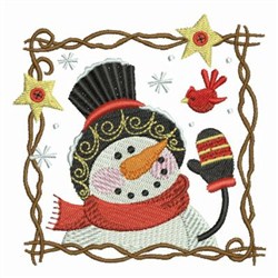 Let It Snow Embroidery Design | EmbroideryDesigns.com