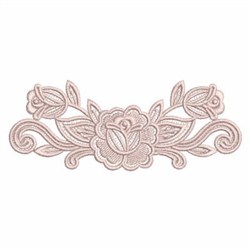 FSL Rose Edge Embroidery Design | EmbroideryDesigns.com