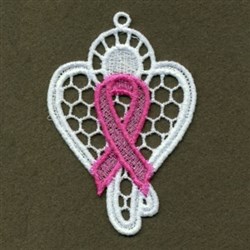 Pink Ribbon Embroidery Design | EmbroideryDesigns.com