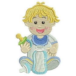 Baby Boy Embroidery Design | EmbroideryDesigns.com