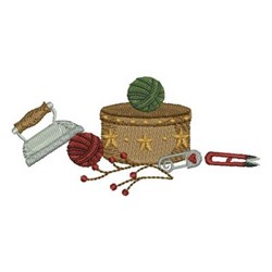 Country Sewing Yarn Embroidery Design | EmbroideryDesigns.com