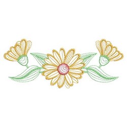 Daisies Embroidery Design | EmbroideryDesigns.com