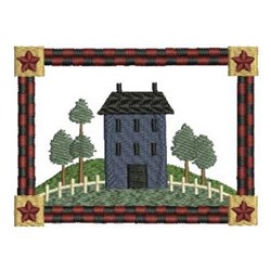 Country Houses Embroidery Design | EmbroideryDesigns.com