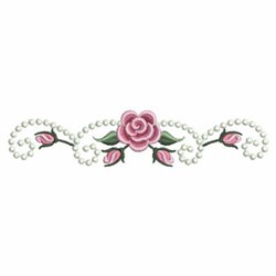 Roses Border Embroidery Design | EmbroideryDesigns.com