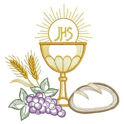 Communion Embroidery Design | EmbroideryDesigns.com