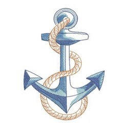 Sketched Nautical Anchor Embroidery Design | EmbroideryDesigns.com