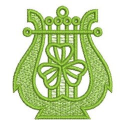 FSL Irish Lyre Embroidery Design | EmbroideryDesigns.com