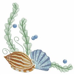 Seashells Embroidery Design | EmbroideryDesigns.com