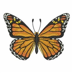 Monarch Butterfly Embroidery Design | EmbroideryDesigns.com