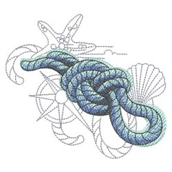 Sketched Rope Embroidery Design | EmbroideryDesigns.com