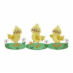 Chick Border Embroidery Design | EmbroideryDesigns.com