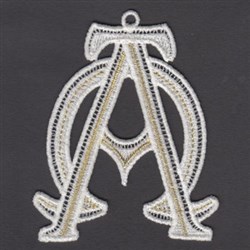FSL Alpha Omega Embroidery Design | EmbroideryDesigns.com