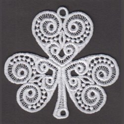 FSL Shamrock Embroidery Design | EmbroideryDesigns.com