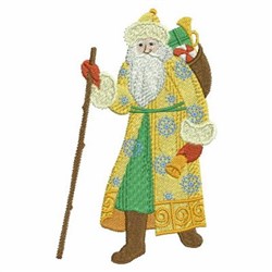 Victorian Santa Embroidery Design | EmbroideryDesigns.com