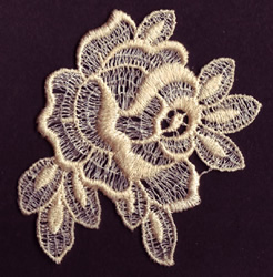 Lace Flower Embroidery Design | EmbroideryDesigns.com