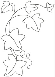 Ivy Design Embroidery Design | EmbroideryDesigns.com