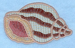 Seashell Embroidery Design | EmbroideryDesigns.com