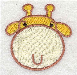 Giraffe Head Embroidery Design | EmbroideryDesigns.com