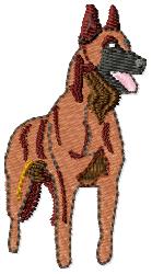 Malinois Dog Embroidery Design | EmbroideryDesigns.com