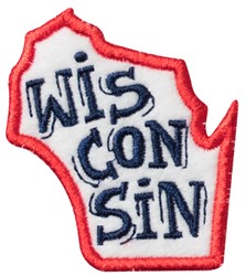 Wisconsin Embroidery Design | EmbroideryDesigns.com