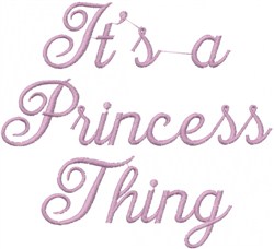 Princess Thing Embroidery Design | EmbroideryDesigns.com