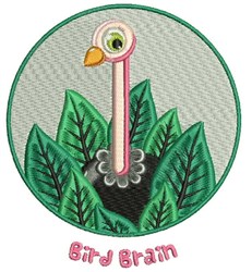 Bird Brain Embroidery Design | EmbroideryDesigns.com