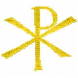 Chi Rho Embroidery Design | EmbroideryDesigns.com