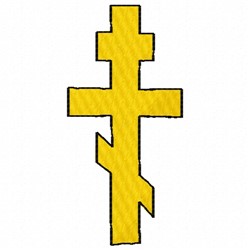 Orthodox Cross Embroidery Design | EmbroideryDesigns.com