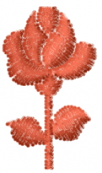 Redwork Rose Embroidery Design | EmbroideryDesigns.com