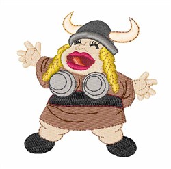 Opera Singer Embroidery Design | EmbroideryDesigns.com