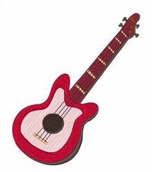 Electric Guitar Embroidery Design | EmbroideryDesigns.com