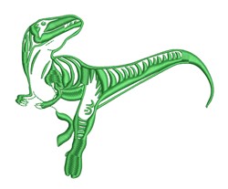 Raptor Outline Embroidery Design | EmbroideryDesigns.com
