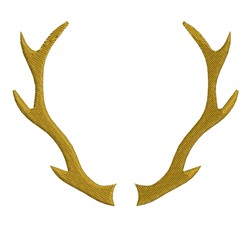 Large Antlers Embroidery Design | EmbroideryDesigns.com