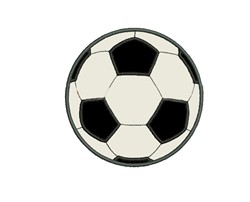 Applique Soccer Ball Embroidery Design Embroidery Design ...