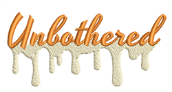Unbothered Embroidery Design | EmbroideryDesigns.com