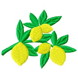 Lemons Embroidery Design | EmbroideryDesigns.com
