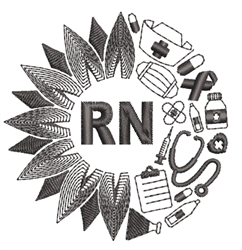 RN Embroidery Design | EmbroideryDesigns.com