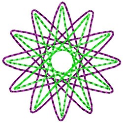 Star Spirograph Embroidery Design | EmbroideryDesigns.com
