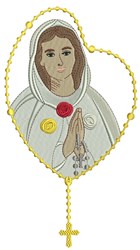 Virgin Mary Embroidery Design | EmbroideryDesigns.com