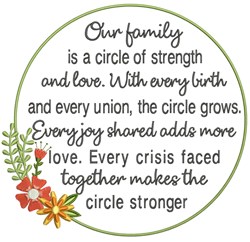 Our Family Embroidery Design | EmbroideryDesigns.com